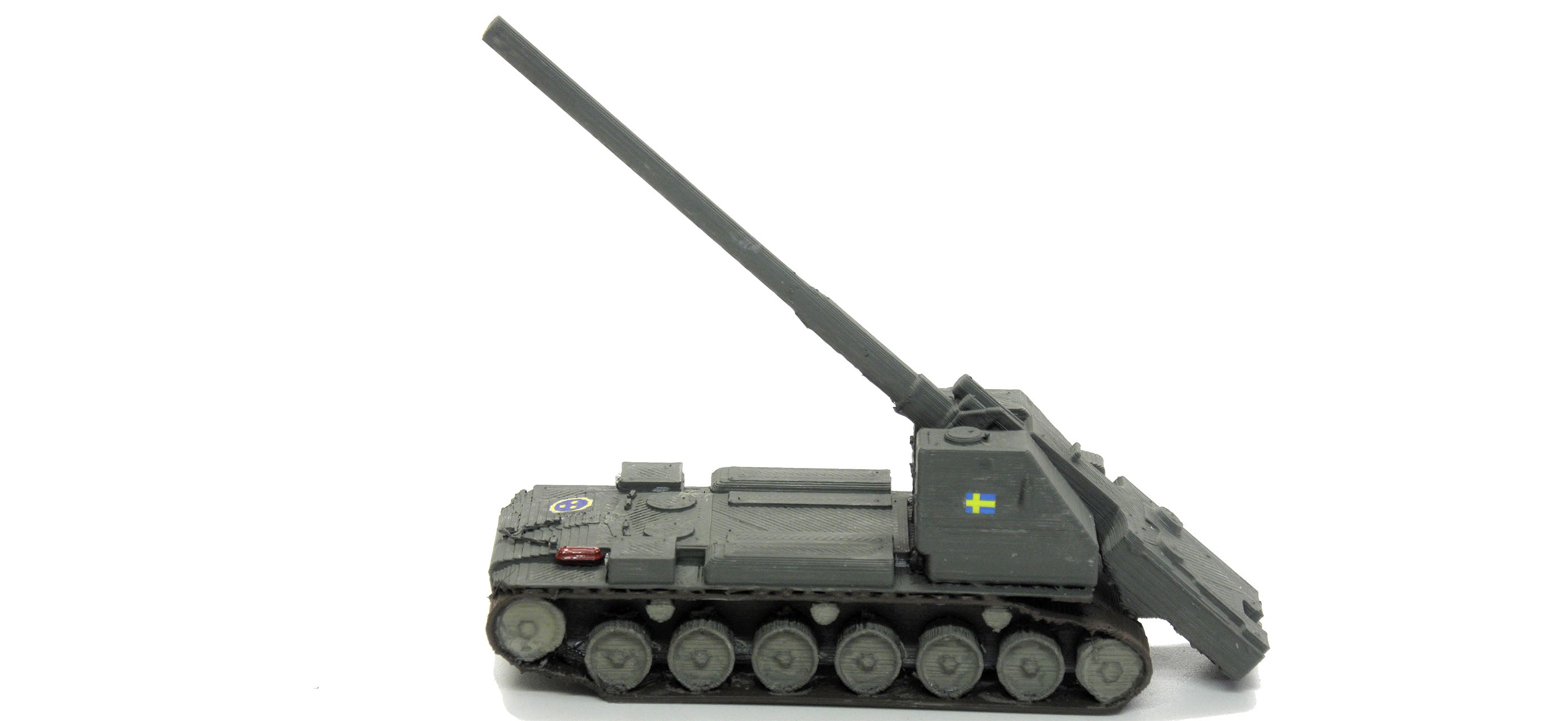 Artillerikanonvagn 151 (AKV 151) schwedische Artillerie – 3D-Scale