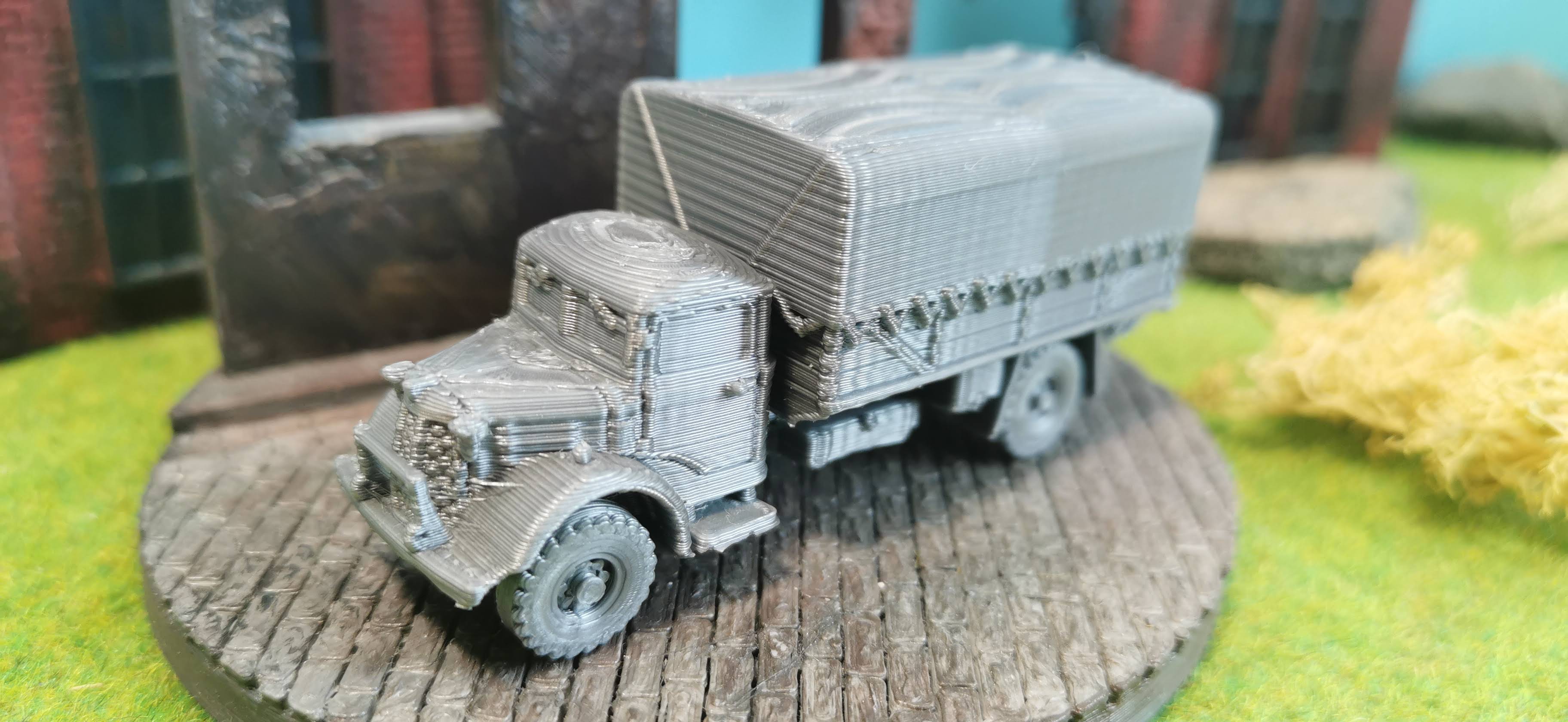 Austin K3-4 LKW (geschlossen) – 3D-Scale