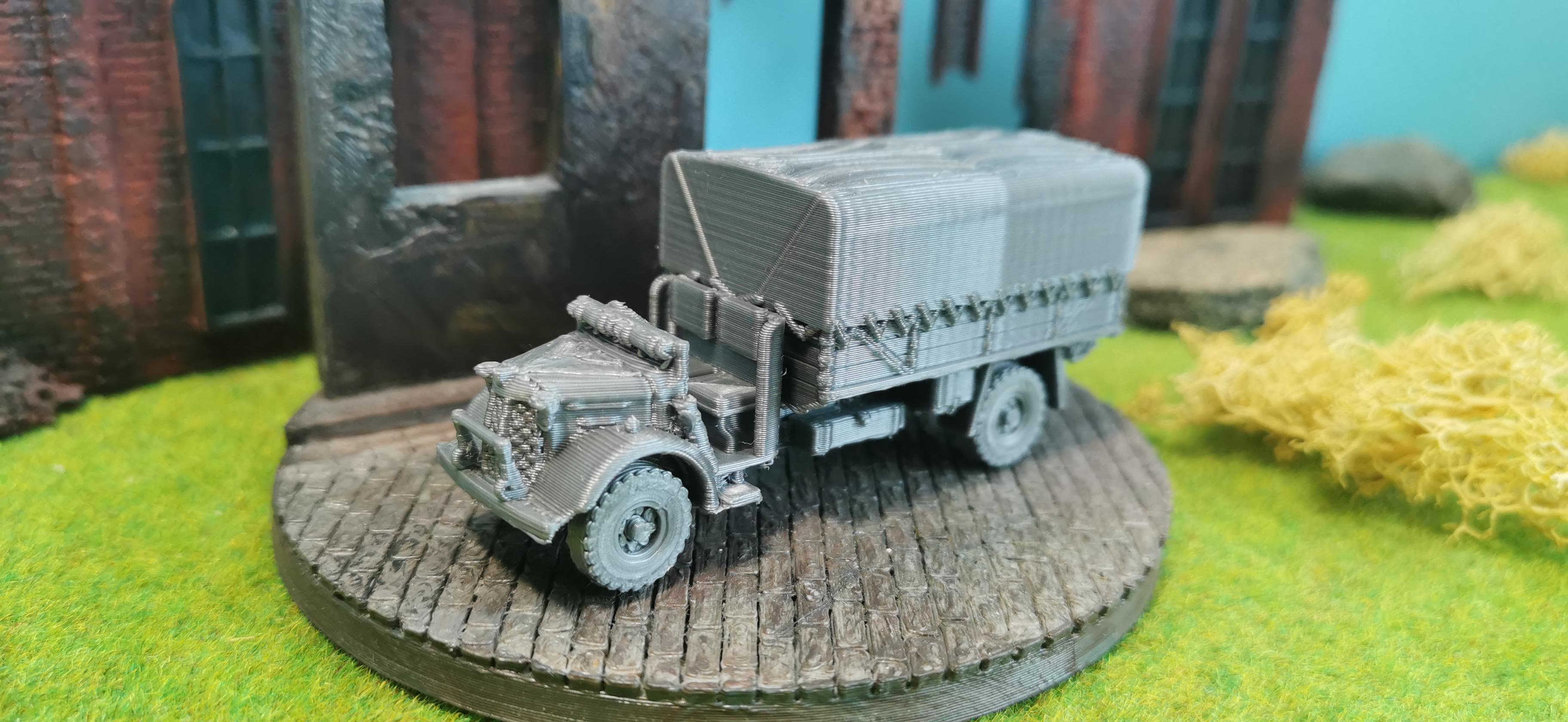 Austin K3-4 LKW Kabine offen (frühe Version) – 3D-Scale