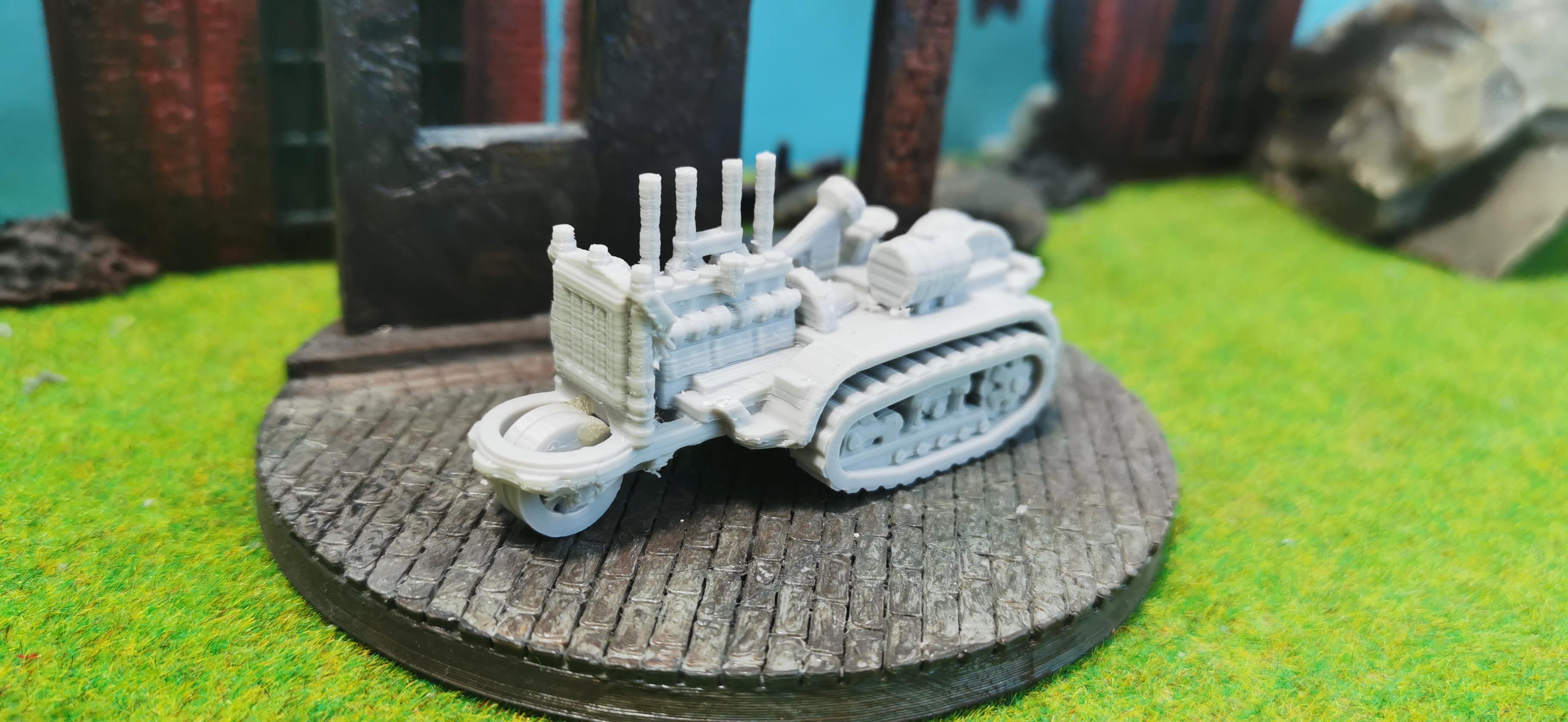 Holt 120 HP Ungarischer WW1 Traktor – 3D-Scale