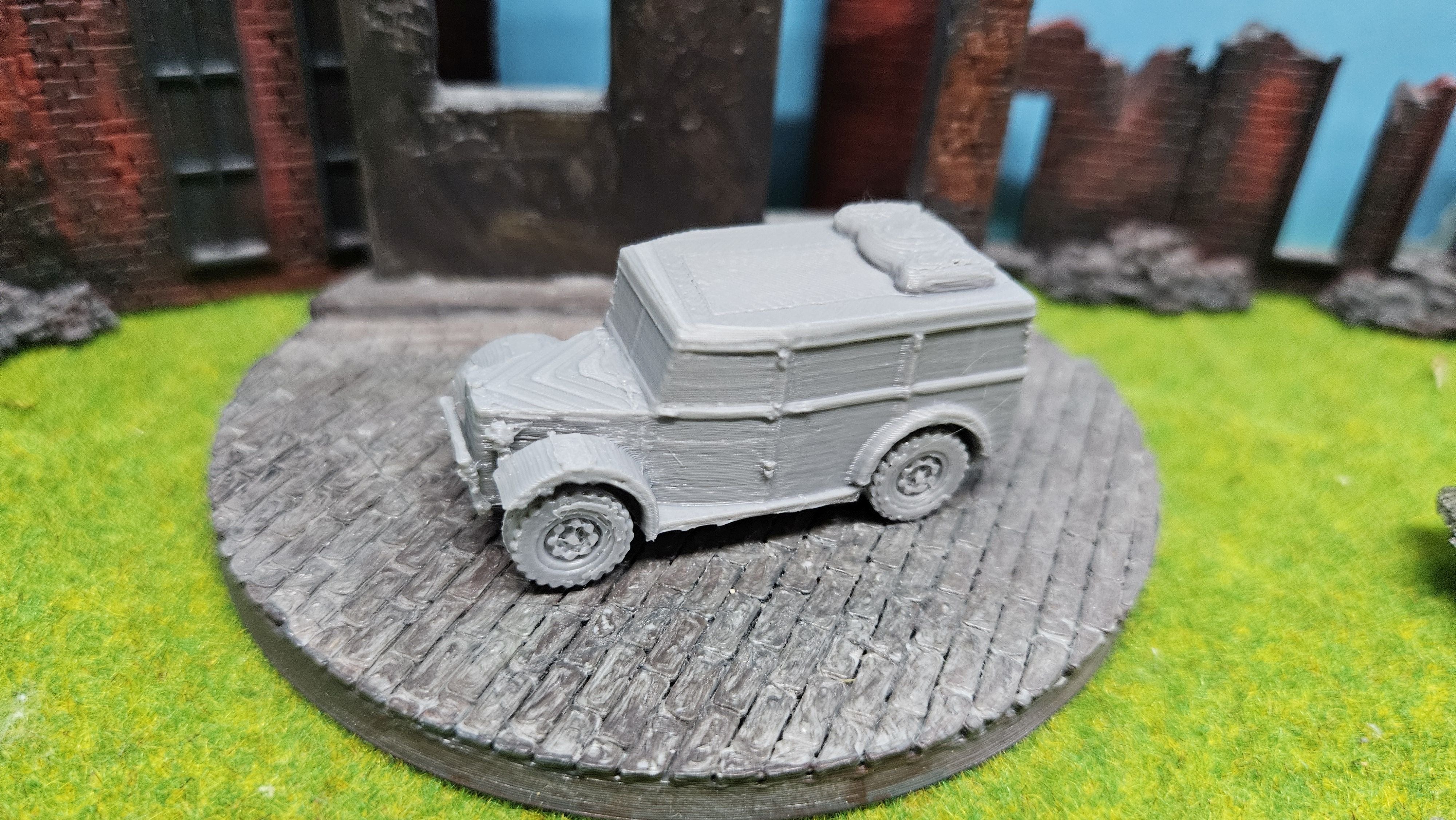 Humber FWD Truck Britisches Off-Road Fahrzeug – 3D-Scale