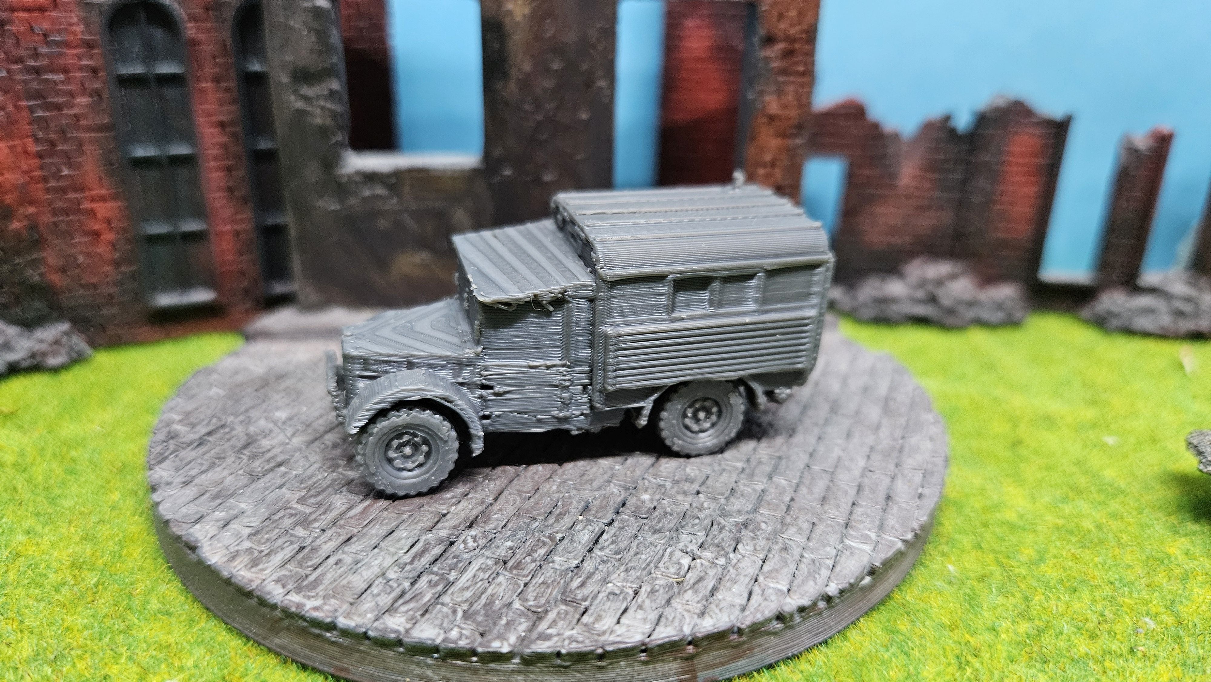 Humber FWD "Radio" Truck Britisches Off-Road Fahrzeug – 3D-Scale