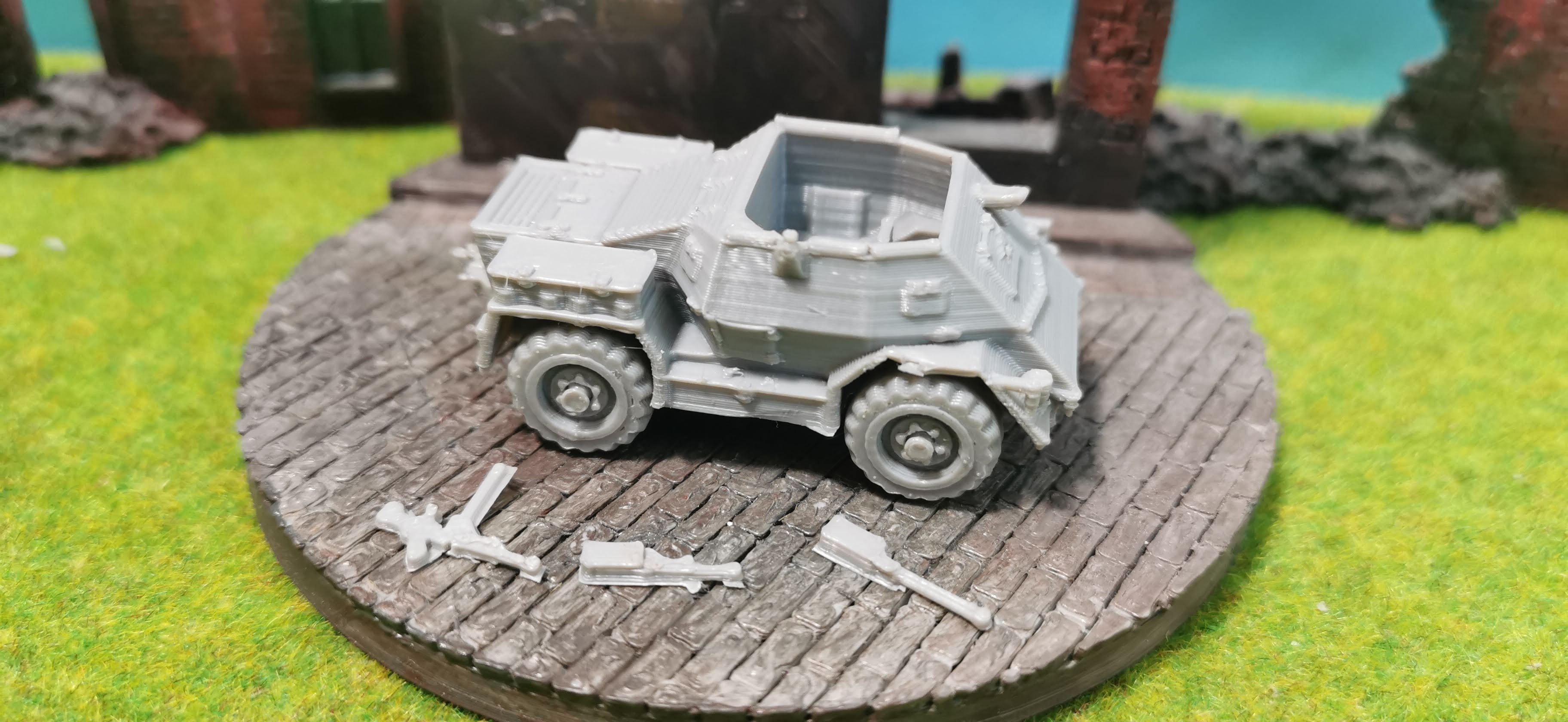 Indian Pattern Armored Car (IPAC) Indisches gepanzertes Fahrzeug – 3D-Scale