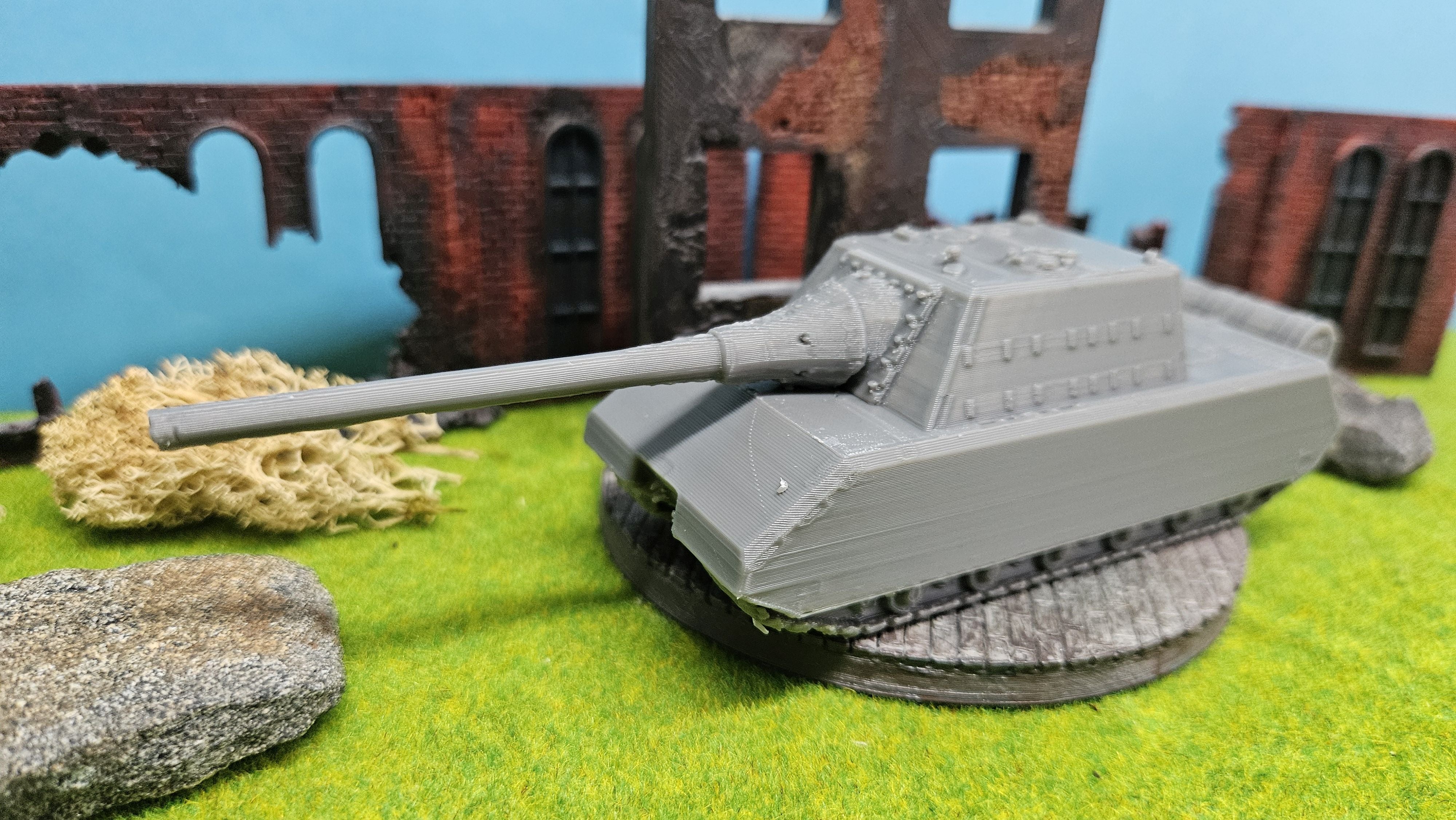 Panzerkampfwagen VIII "Jagdmaus" Studie (Variante B) – 3D-Scale