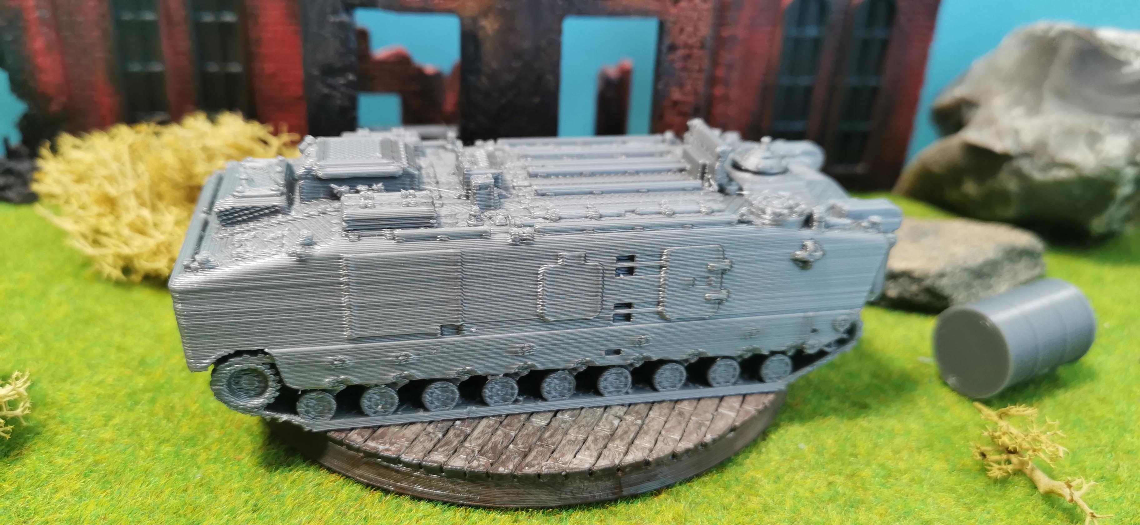 LVTe-5 Landing Vehicle "Amtrac" – 3D-Scale