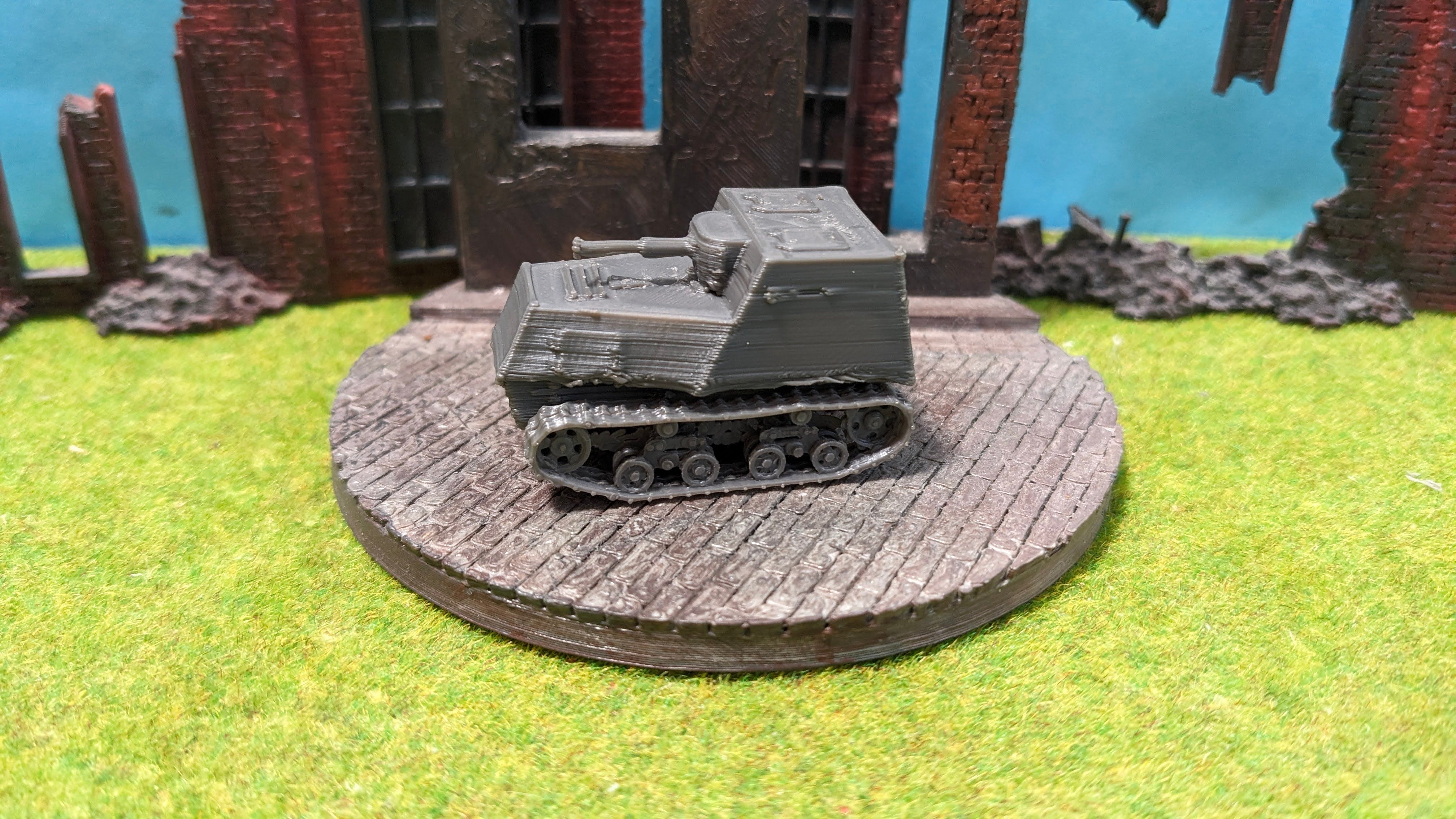 Odessa KHTZ russischer Panzer Traktor – 3D-Scale