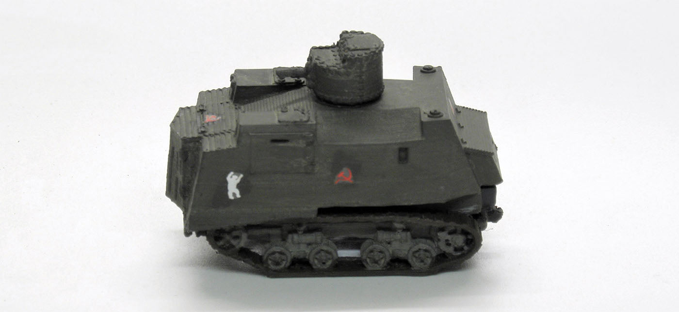 Odessa NI russischer Panzer Traktor – 3D-Scale