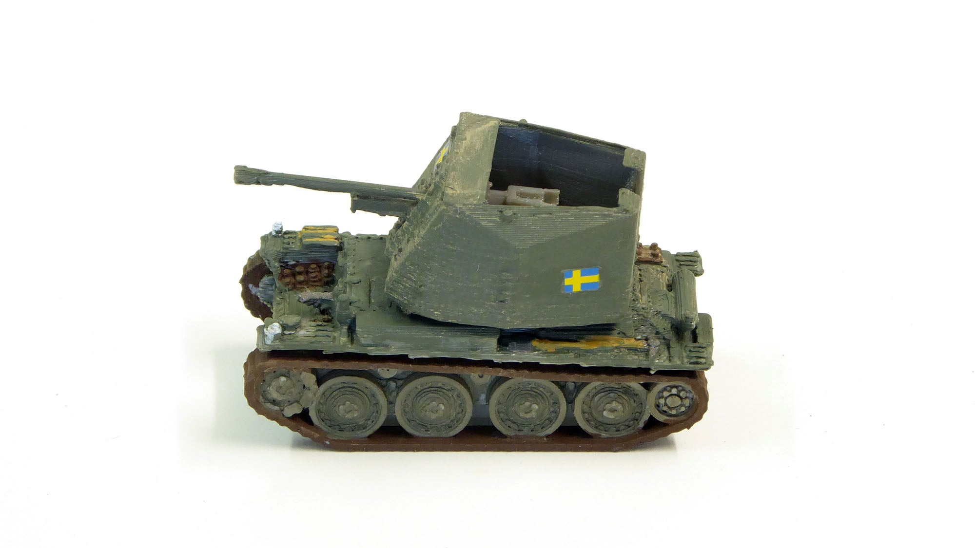 PVKV III schwedischer Prototyp Jagdpanzer – 3D-Scale