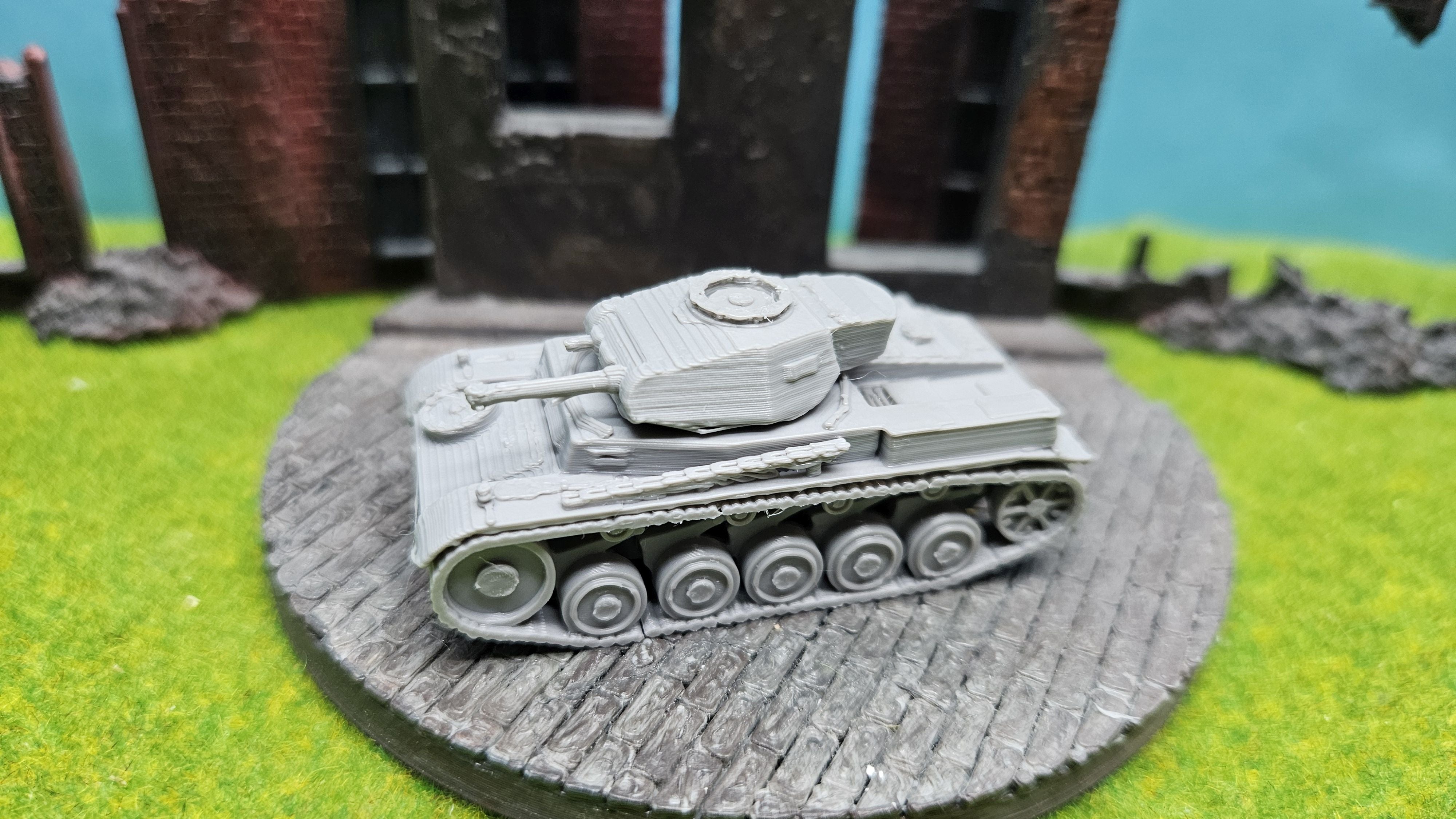 Panzerkampfwagen II "Panzer 2" Ausf. F – 3D-Scale