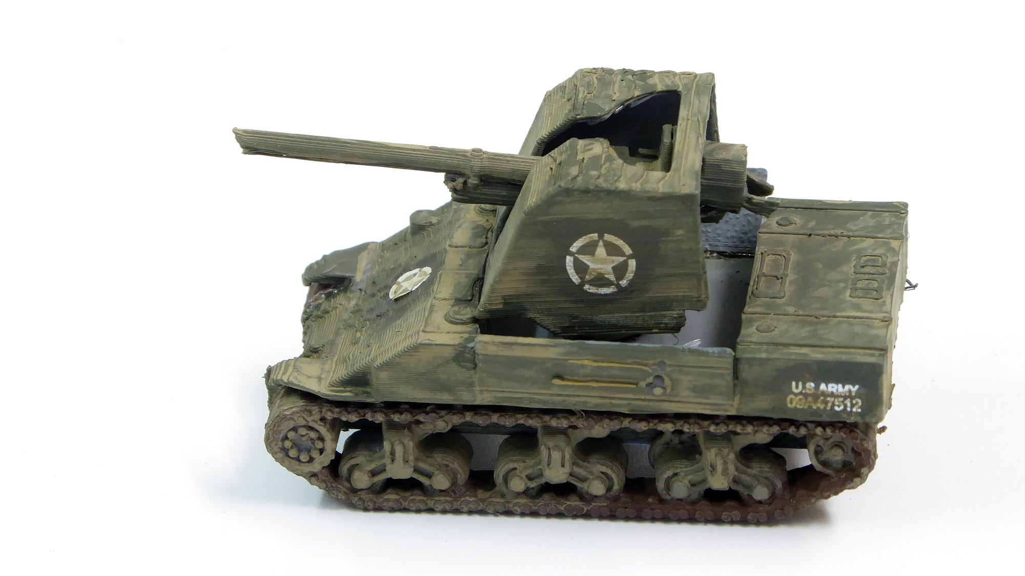T53E1 US Flakpanzerwagen mit 90mm Kanone – 3D-Scale