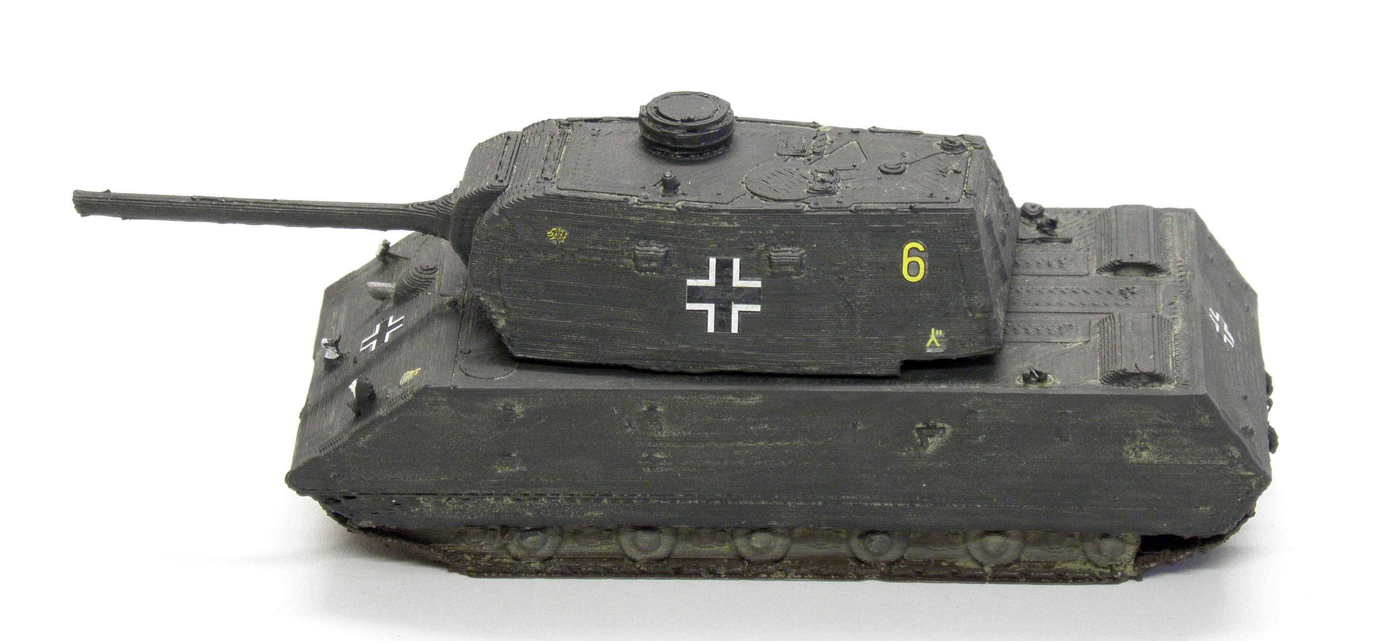 VK 168.01 "Mauerbrecher" – Deutscher Panzerprototyp – 3D-Scale