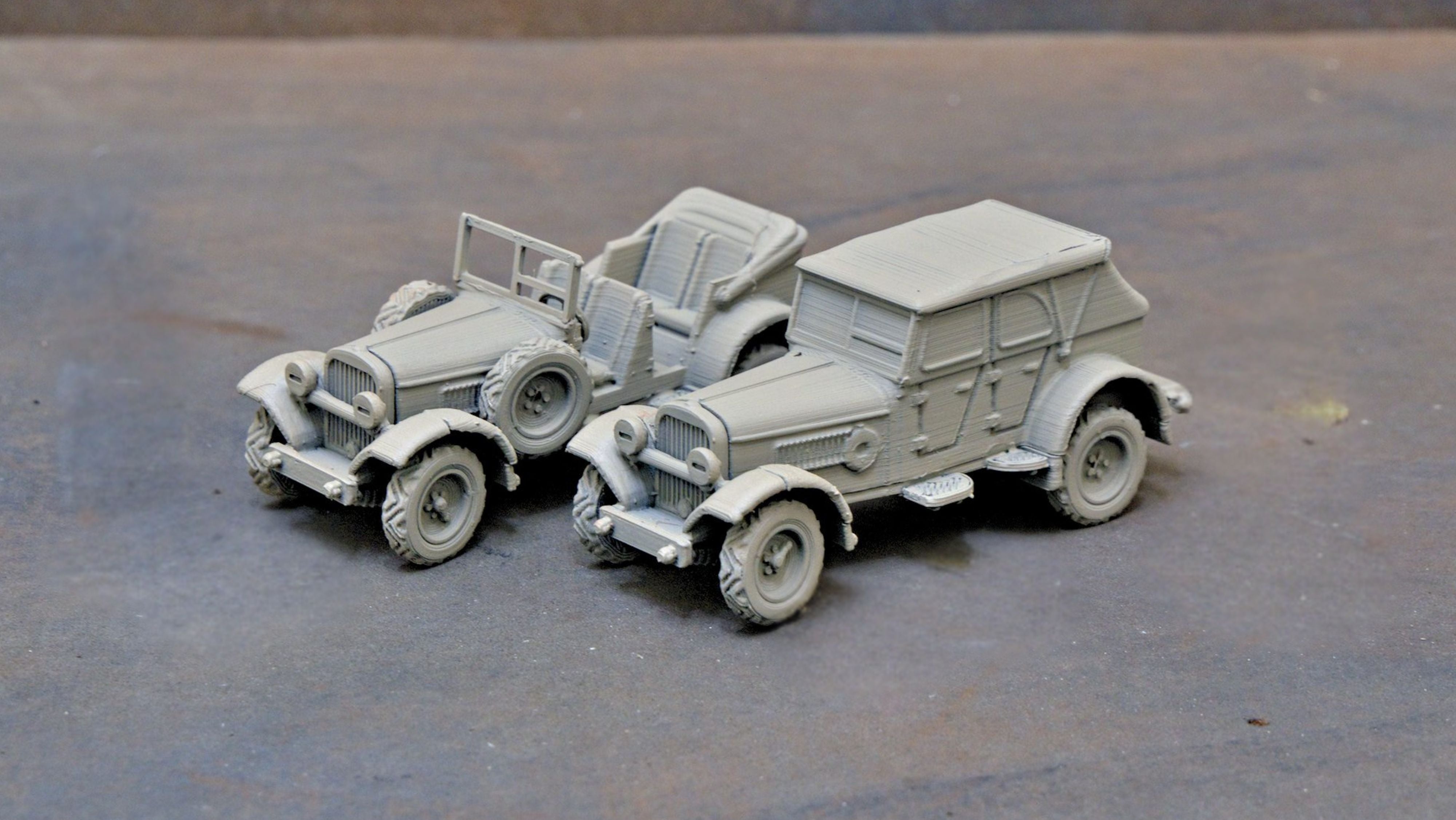Deutscher ziviler Wanderer W11 "offen" oder "geschlossen" – 3D-Scale